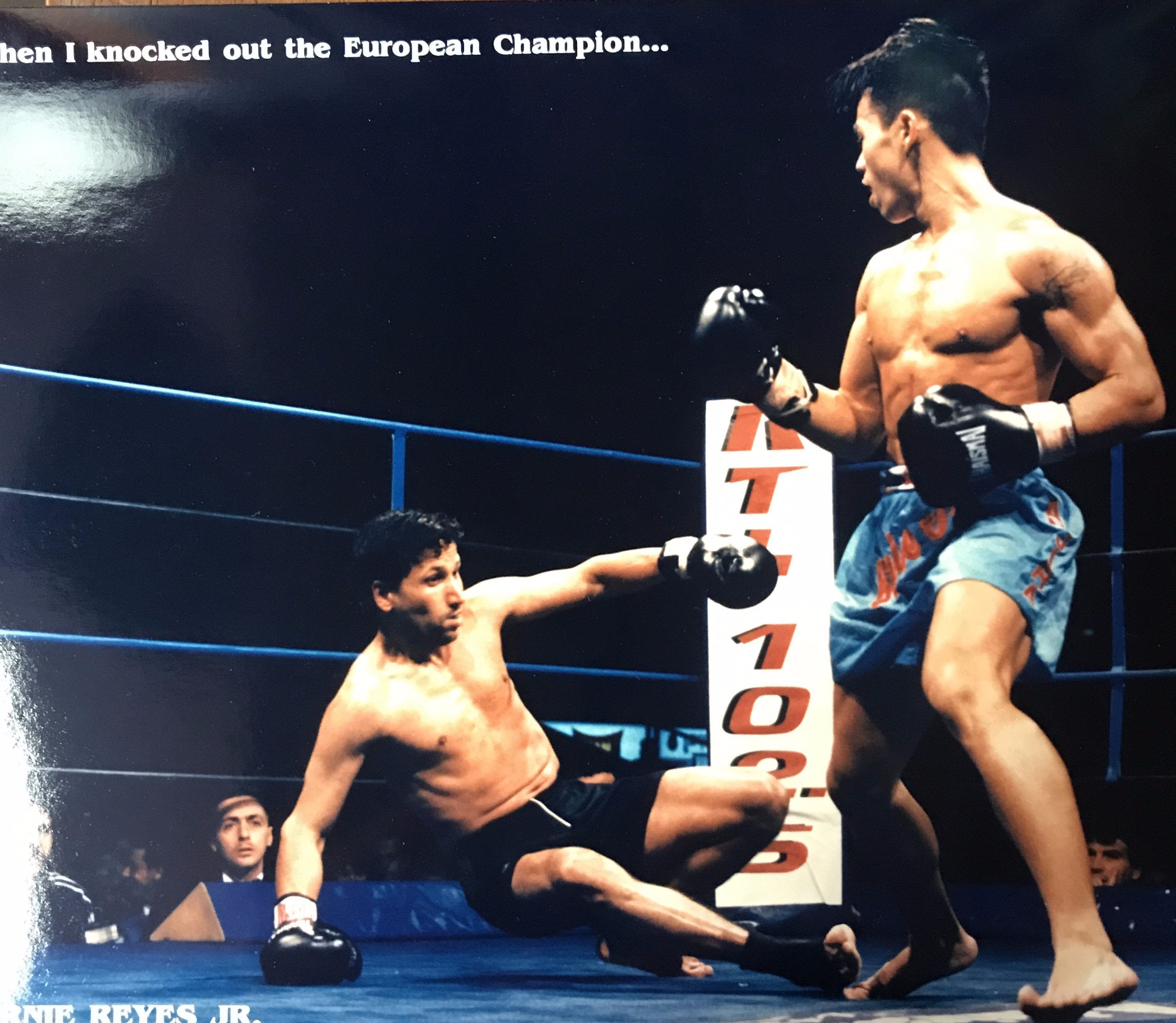 Ernie Reyes Jr "When I knocked out the Champion..." 8x10 Color Photo ...